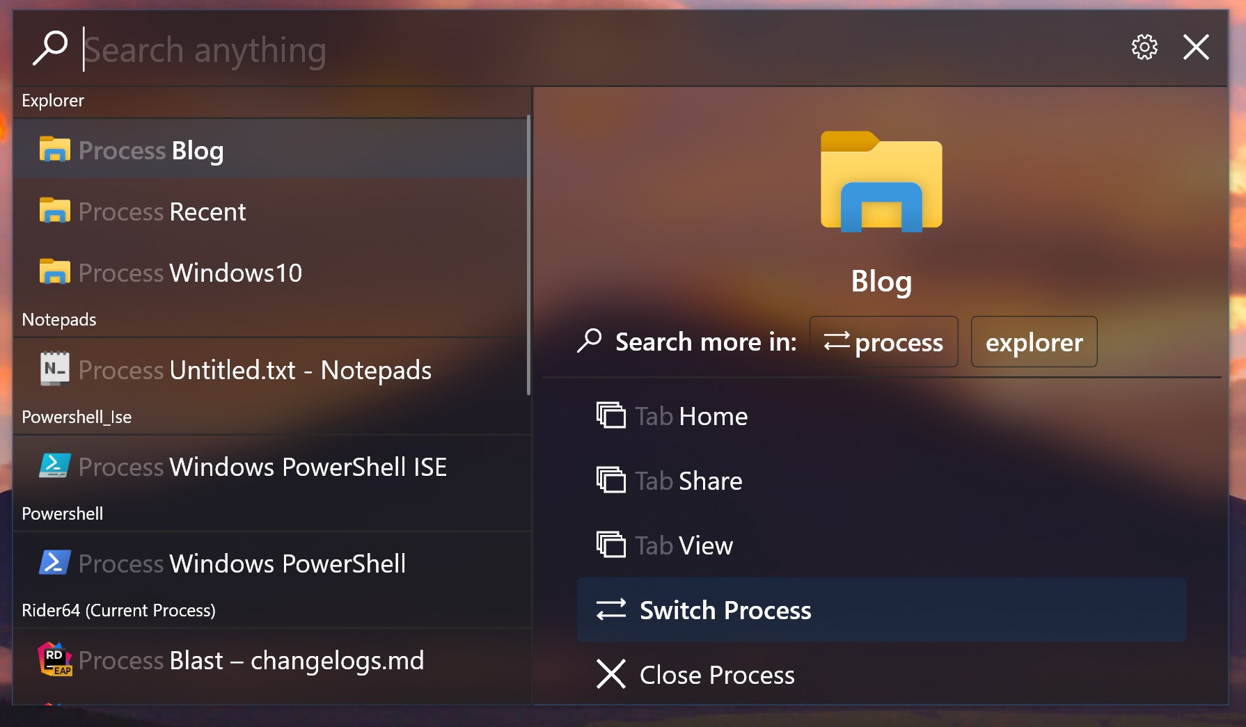 Fluent Search version 0.9.25.0 & Fluent Search